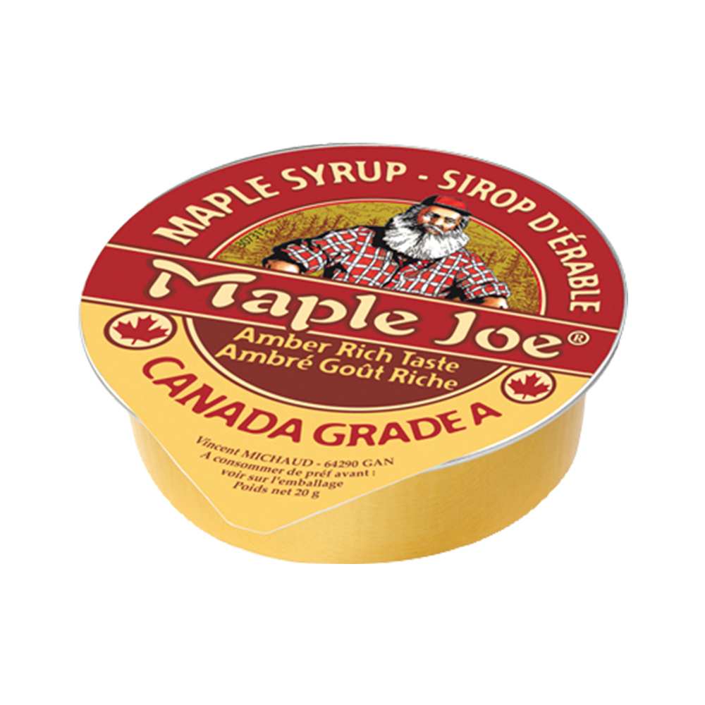 Maple Joe Amber Maple Syrup Individual Portions - Mayers Fine Food