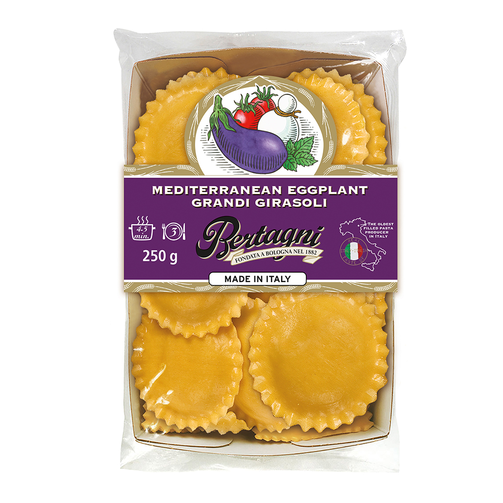 EGGPLANT GRANDI GIRASOLI6X250G BERTAGNI ITALY - Mayers Fine Food ...