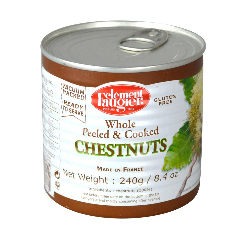CHESTNUT WHOLE PEELED 6X240G CLEMENT FAUGIER FRANCE - Mayers Fine Food ...
