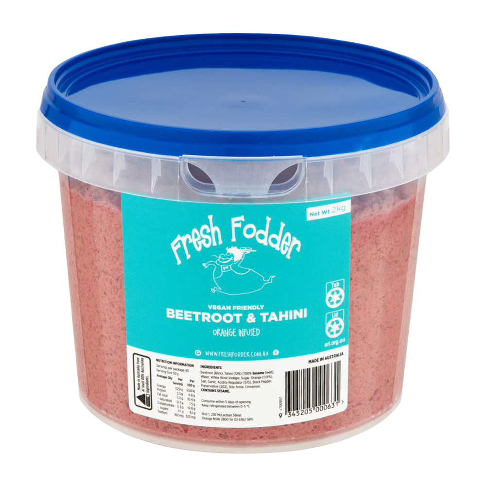BEETROOT & TAHINI 2X2KG FRESH FODDER AUSTRALIA - Mayers Fine Food ...