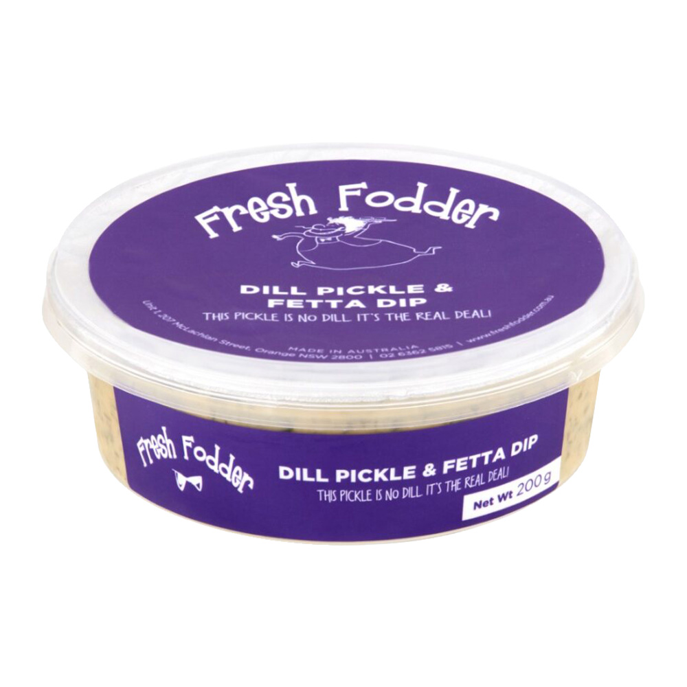 DILL PICKLE & FETTA 6X200G FRESH FODDER AUSTRALIA - Mayers Fine Food ...