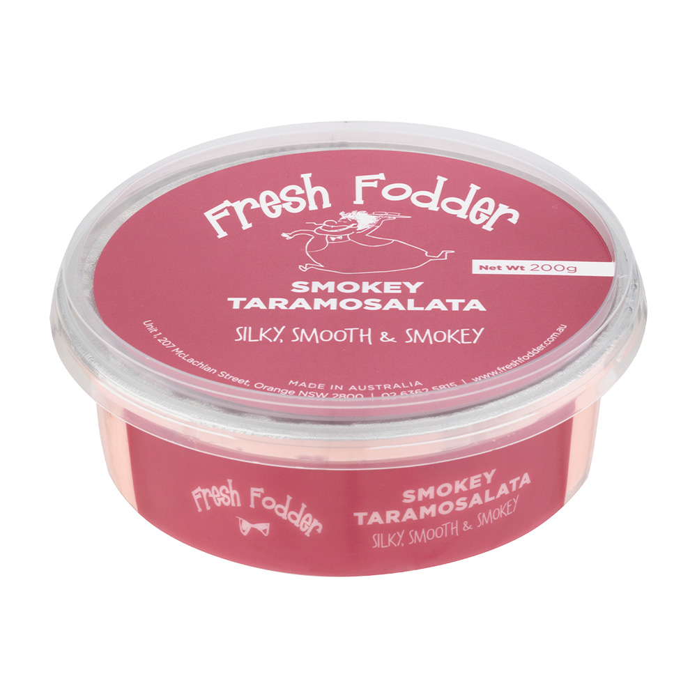 TARAMOSALATA SMOKEY 8X200G FRESH FODDER AUSTRALIA - Mayers Fine Food ...